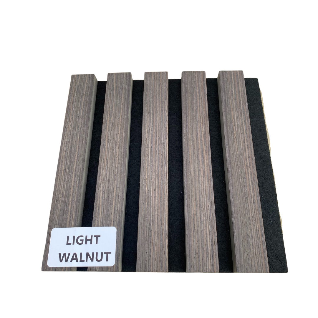 Light Walnut Acoustic Wall Panel – ROSCOES DIY