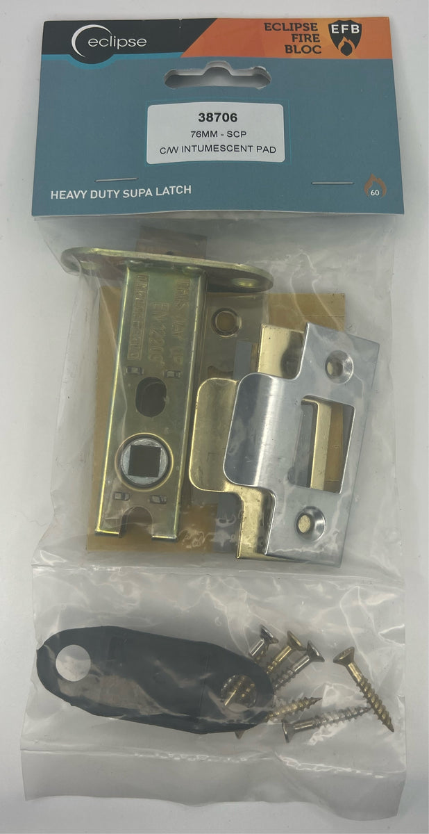 76mm SCP Heavy Tubular Latch c/w intumescents 38706 – ROSCOES DIY