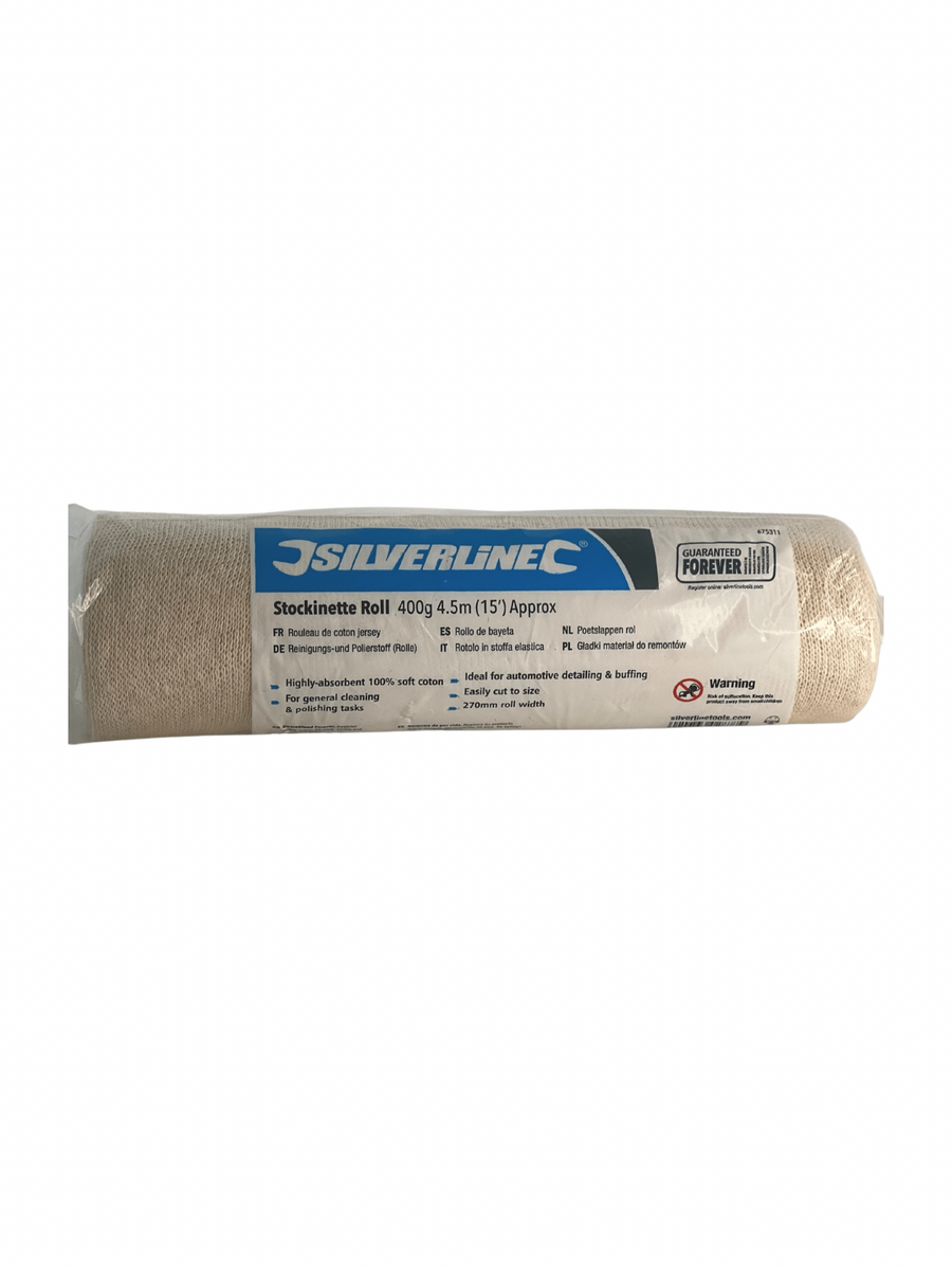 Silver line Stockinette Roll 400g 4.5m – ROSCOES DIY