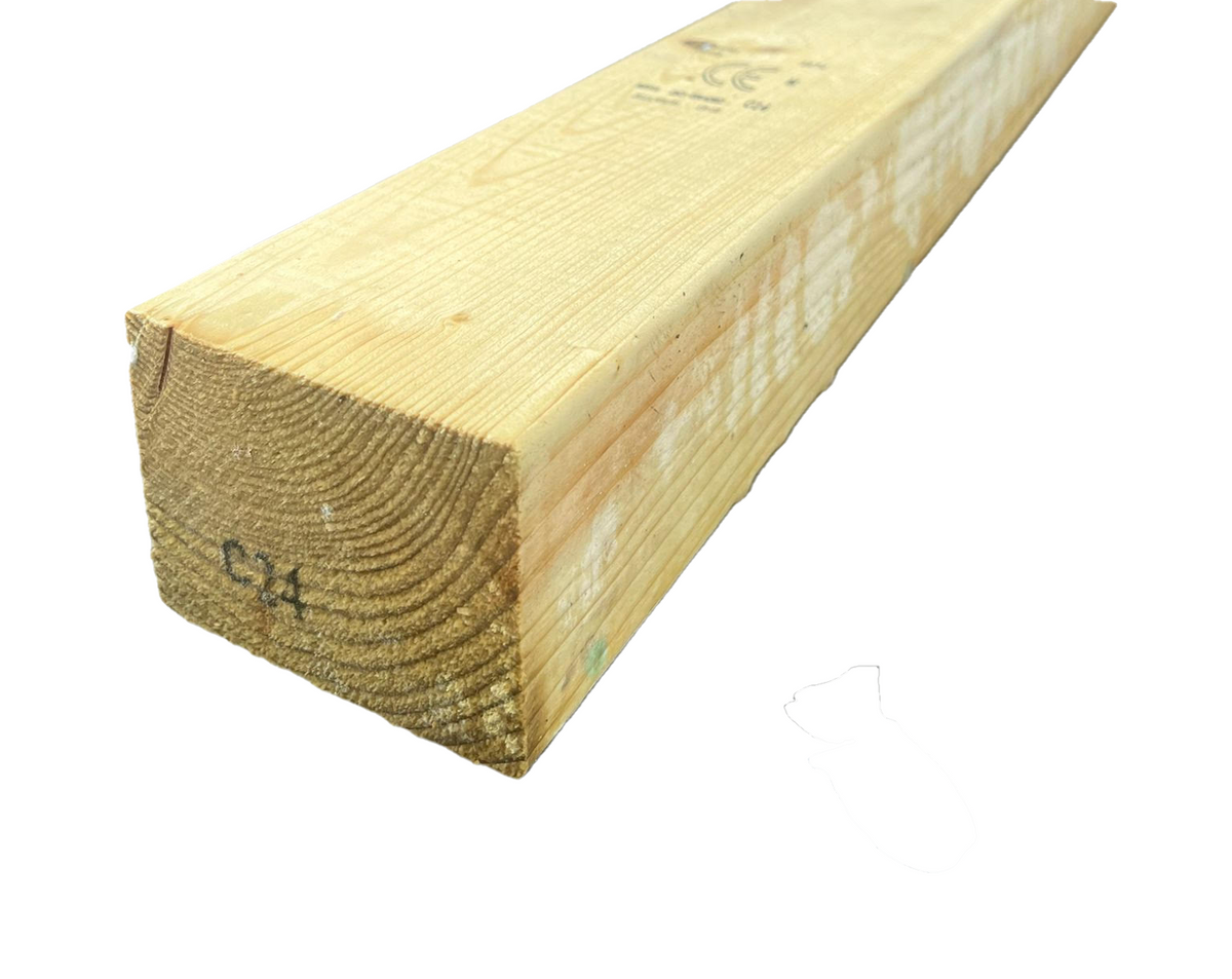 75mm x 100mm C24 Treated (70 x 95) – ROSCOES DIY